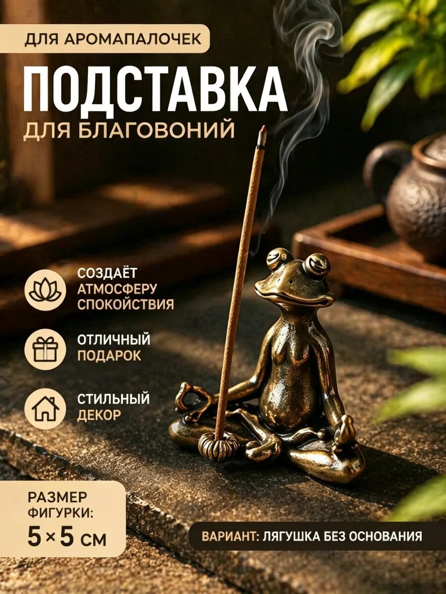 Фигурка-держатель Лягушка для благовоний