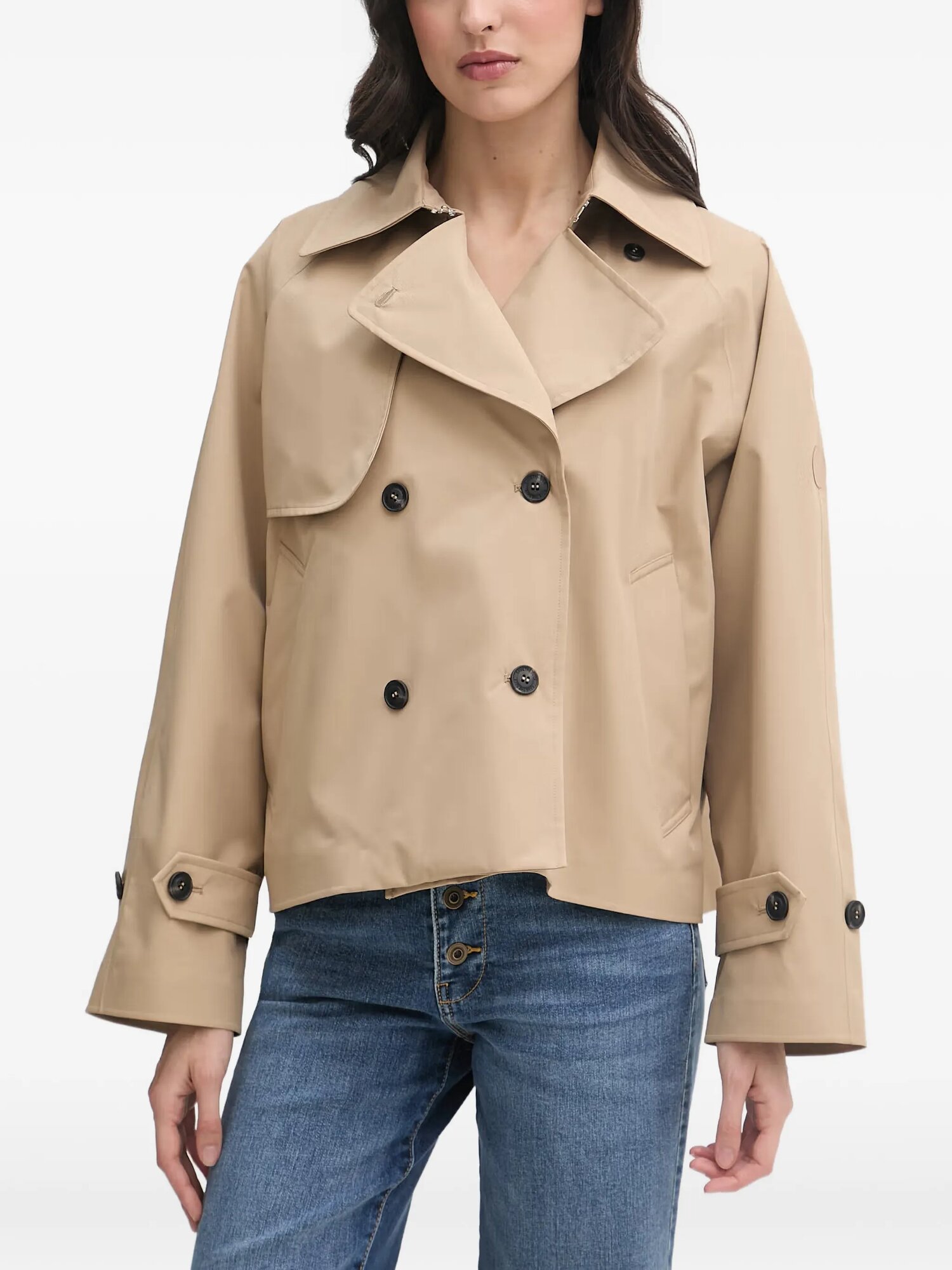 Куртка Double-breasted cropped jacket