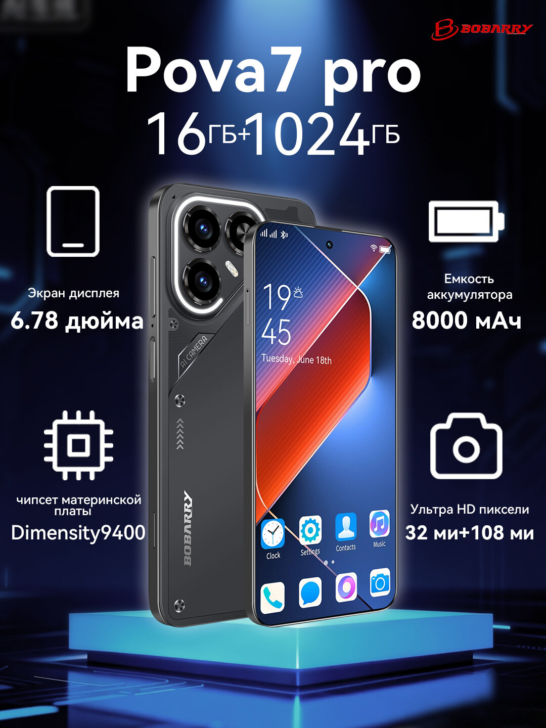 Мощный 5G смартфон с 8-ядерным процессором и 1 ТБ памяти — расширяйте память по необходимости