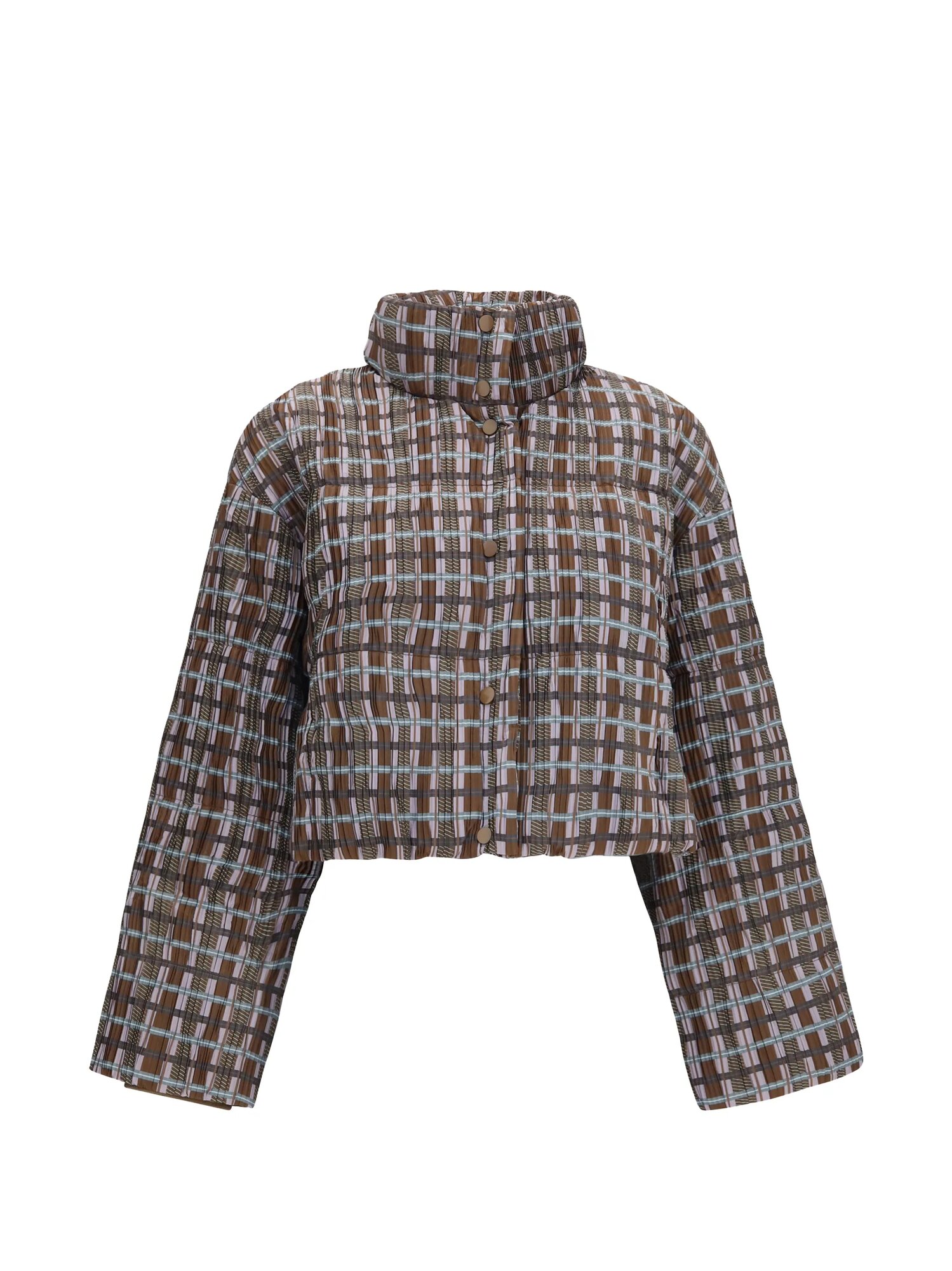 Куртка Tartan-pattern padded jacket