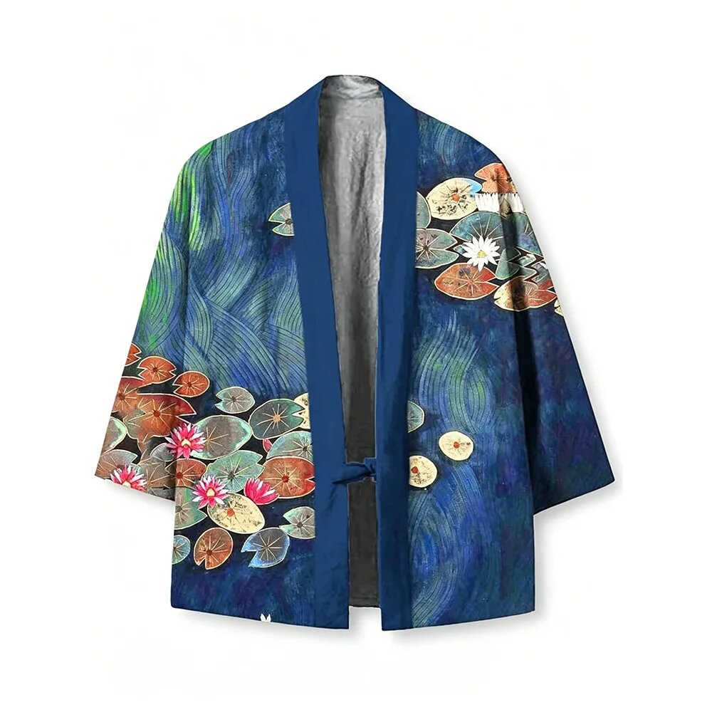 Хаори кардиган с принтом, Цвет: Haori Jacket4