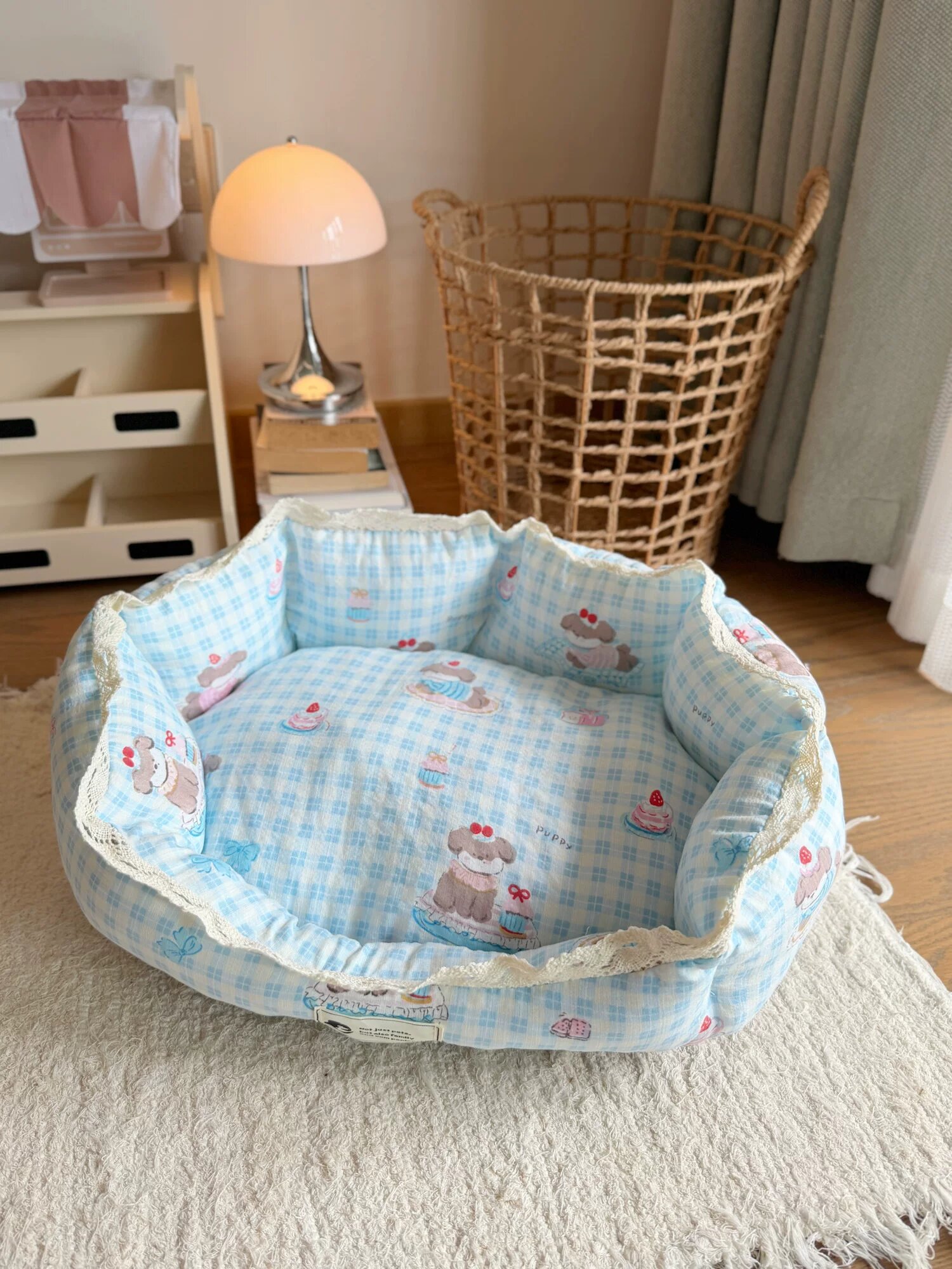 Коврик для питомцев Cake Dog Маленький 50x35 см Уютная кровать для щенков и кошек до 6 фунтов