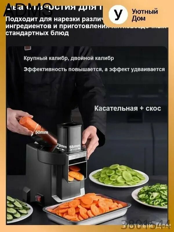 Ломтерезка предназначенный как для домашней кухни, так и для небольших профессиональных точек питания — фото 1