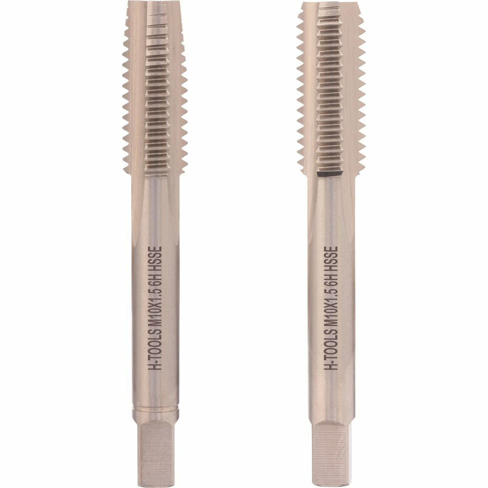 Набор метчиков из 2-х шт. H-Tools М10 шаг 1.5 мм DIN352 HSSE 235801-A4-0100