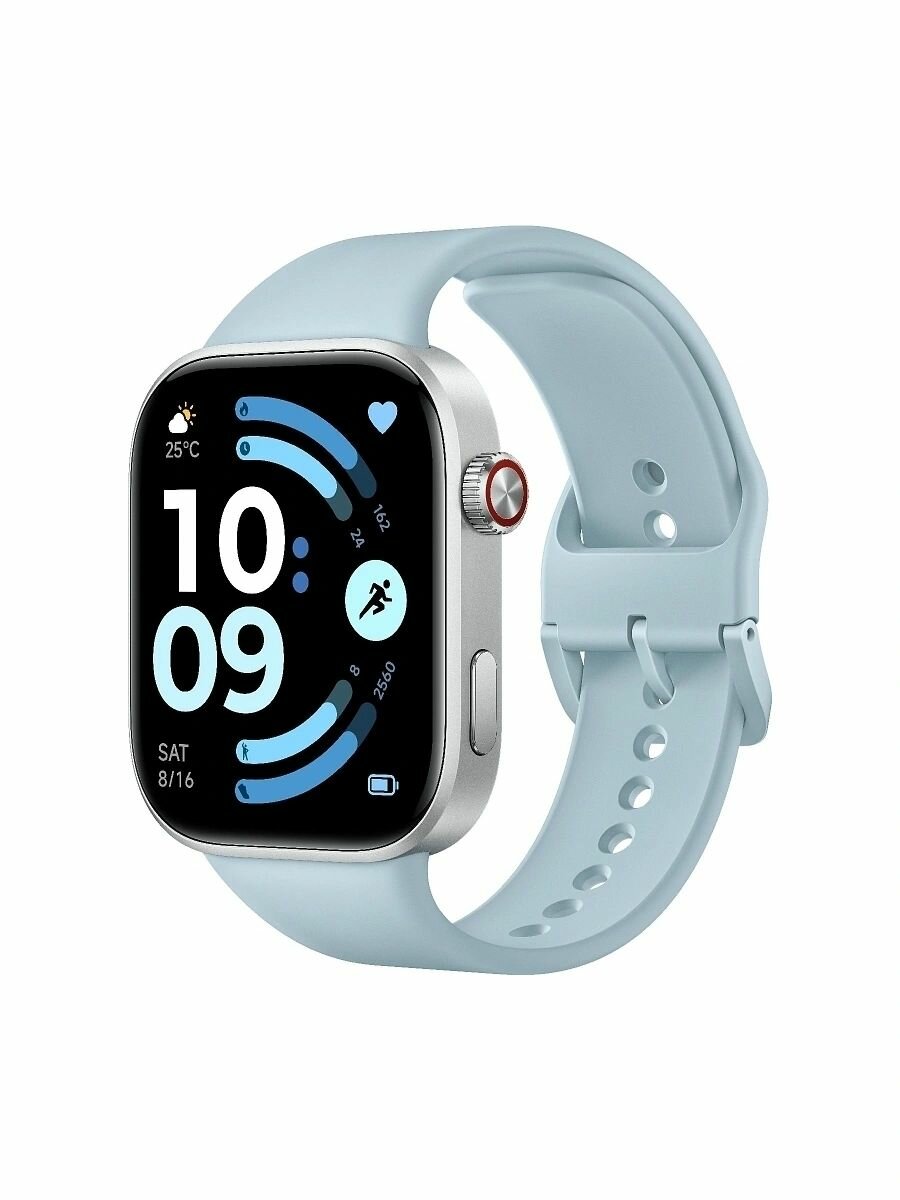 Смарт-часы Xiaomi Redmi Watch 6 2.07" сереб./голубой