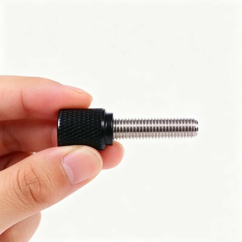 Цветные винты-барашки M3 M4 M5 M6 из алюминия и нержавейки Черный, M5x8mm(1pcs), Black