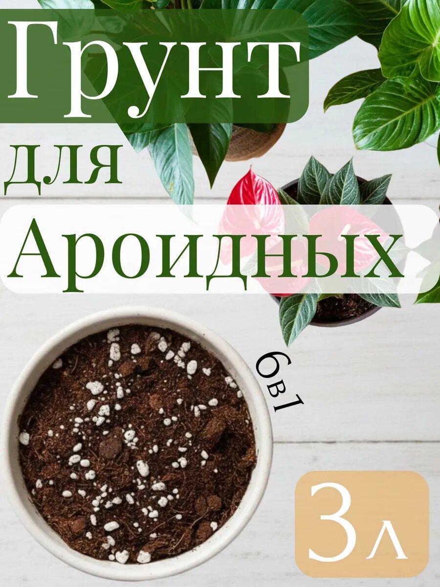 Готовый грунт для Ароидных 3 литра