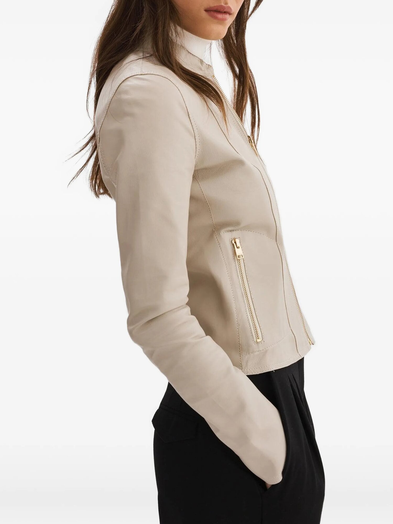 Куртка LAMARQUE Chapin reversible leather jacket, размер 40 — фото 1