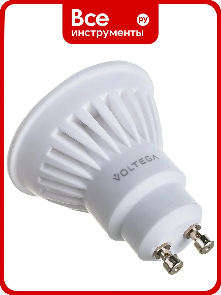 Светодиодная лампа VOLTEGA Софит GU10 4000К 10W Керамика 7073