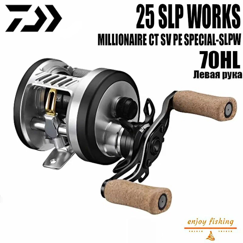 DAIWA 2025 SLP Works Millionaire CT SV 70HL Special-SLPW Под левую руку Кастинговое Катушка
