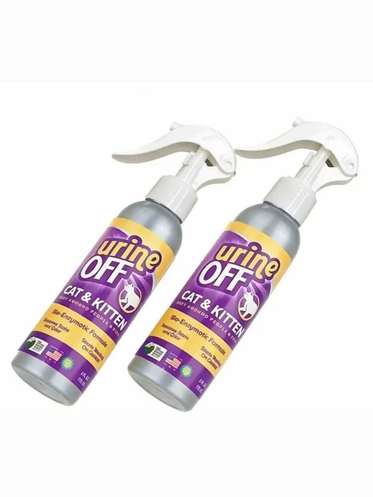 TropiClean Urine off, средство от запаха мочи, 118 мл,2 шт.