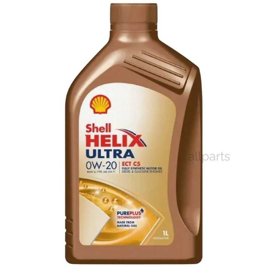 SHELL '550056346 Shell Helix Ultra ECT C5 0W20 1 л. оригинал