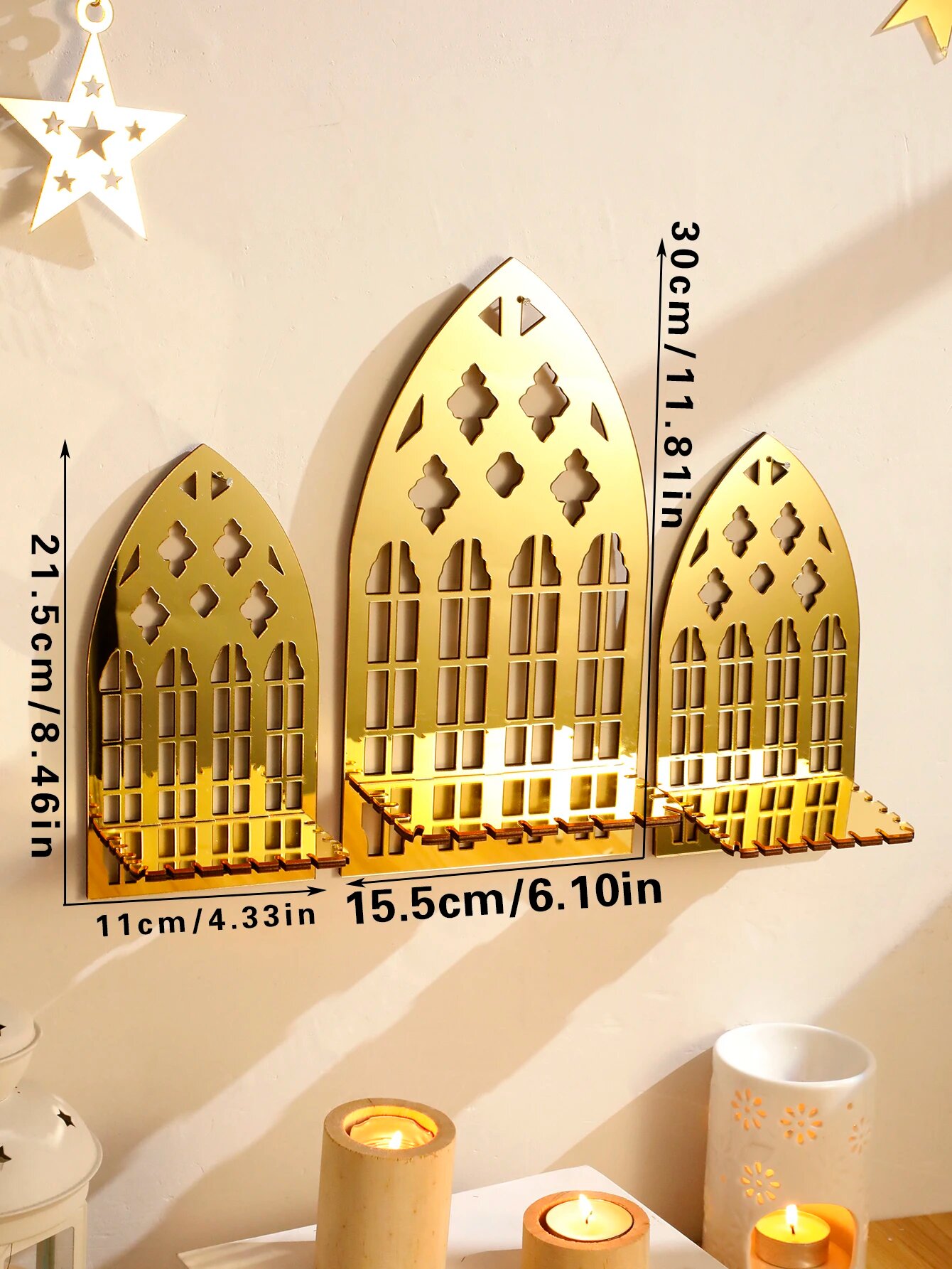 Деревянное готическое настенное украшение Artilady TK092-T-7721