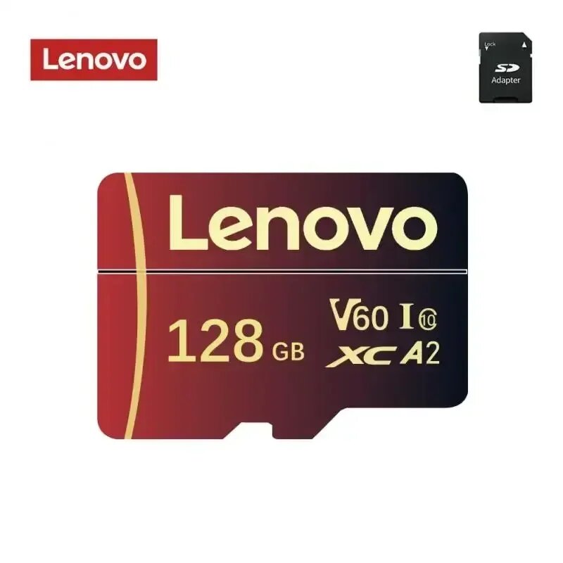 Оригинальная карта памяти Lenovo 1 ТБ, 2 ТБ, высокоскоростная Micro TF SD-карта 512 ГБ SD V60 U3 TF-карта для Nintendo Switch, PS4, PS5, игр