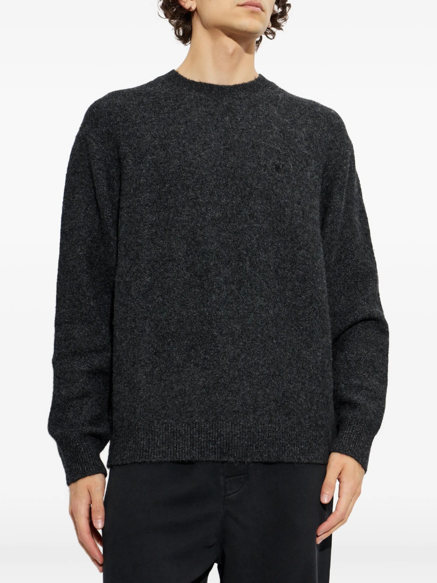 Свитер Carhartt WIP Curtis embroidered-logo sweater, размер 46 — фото 1