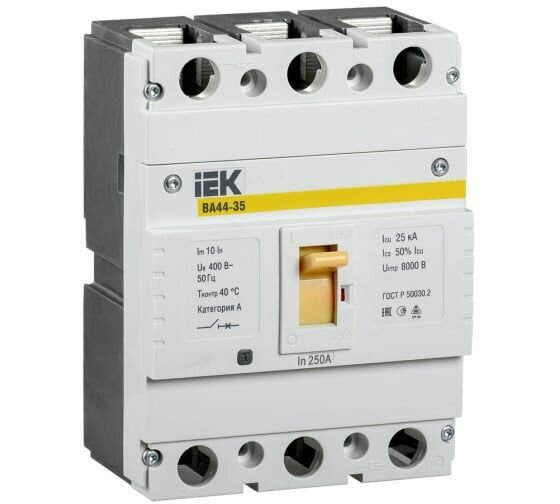Автоматический выключатель IEK ва44 35 sva4410-3-0250