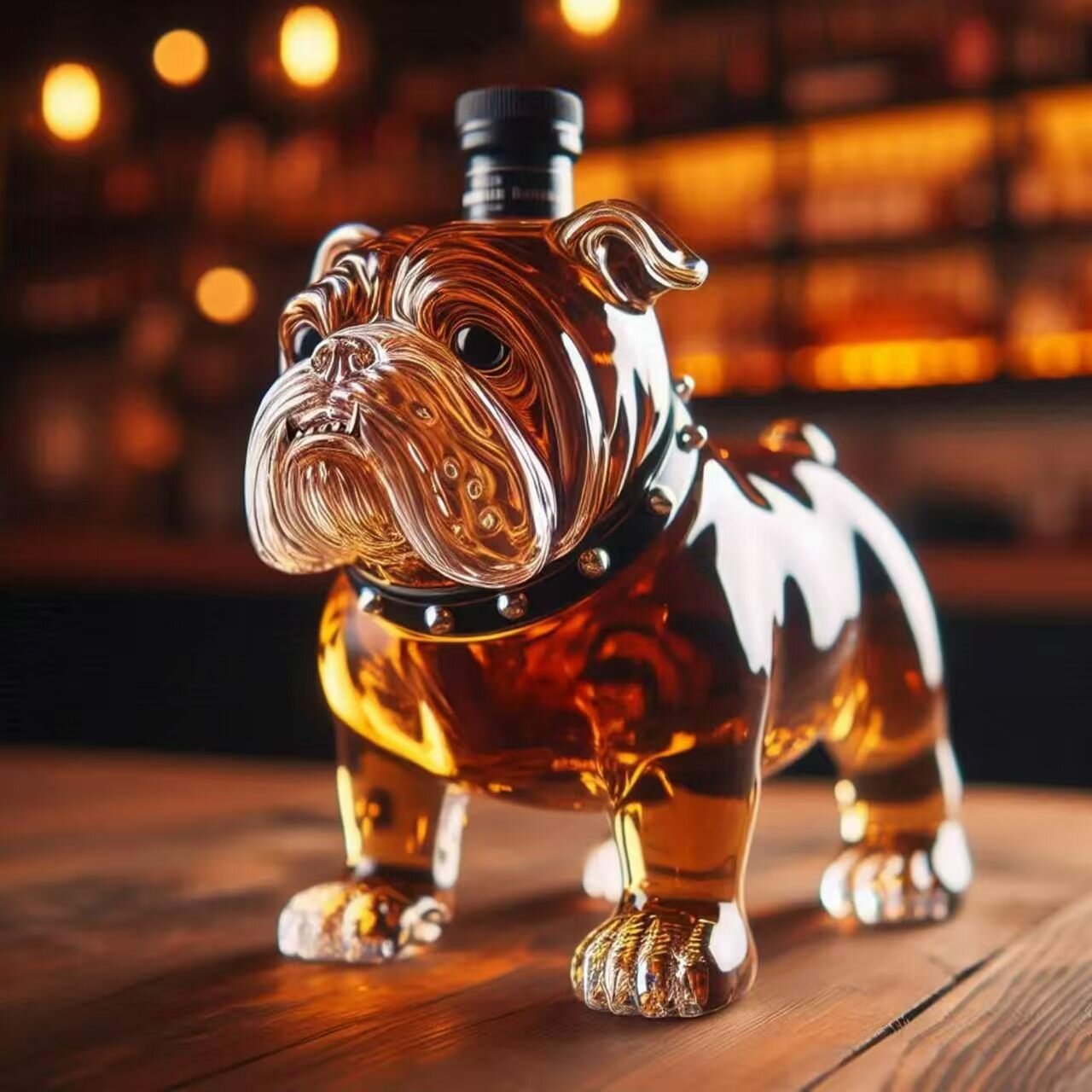 Независимый веб-сайт Funny French Bulldog Whiskey Bottle предлагает бутылку виски в форме французского бульдога. (Цвет товара: тип b (джек))