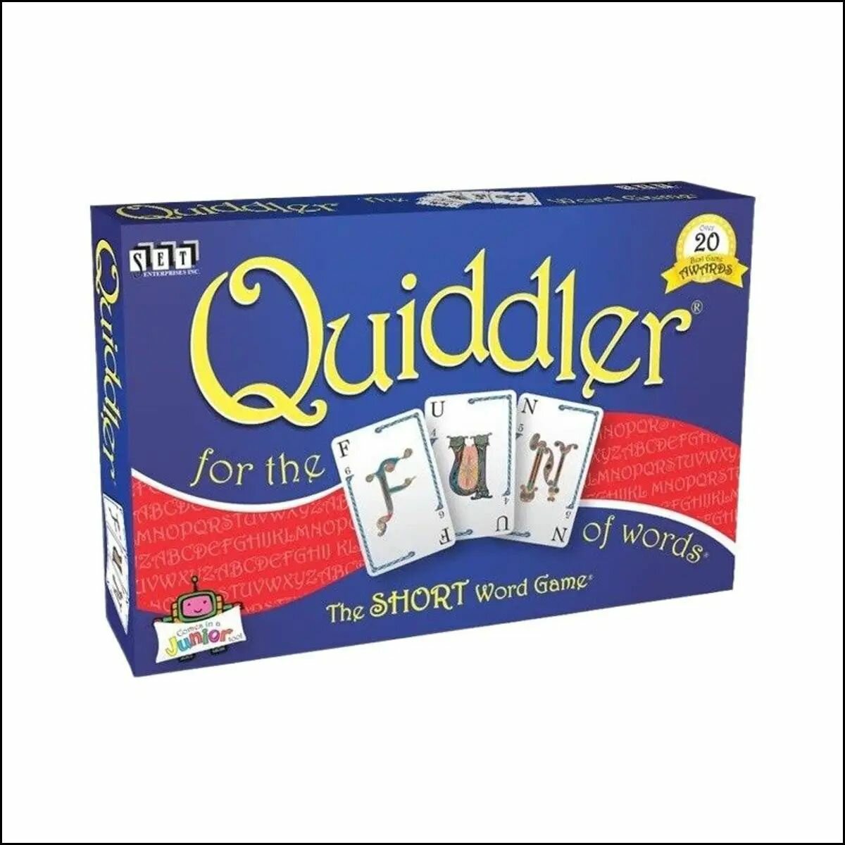 "Quiddler" Карточные игры Домашние игры Английский вариант
