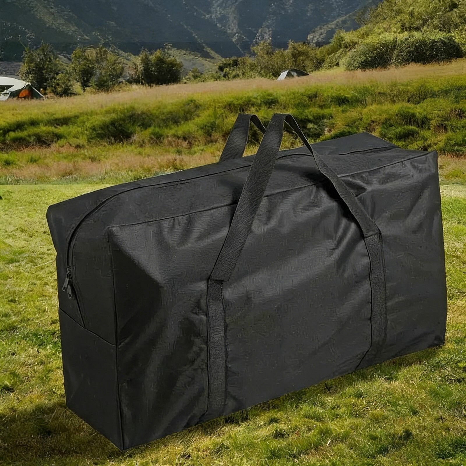 Eishuw Кофр для хранения вещей 50x20x35 см 1 шт с крышкой черный для хранения 50x20x35