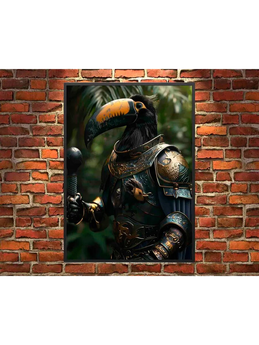Рыцарь-птица тукан 2, Плакат 30x42см
