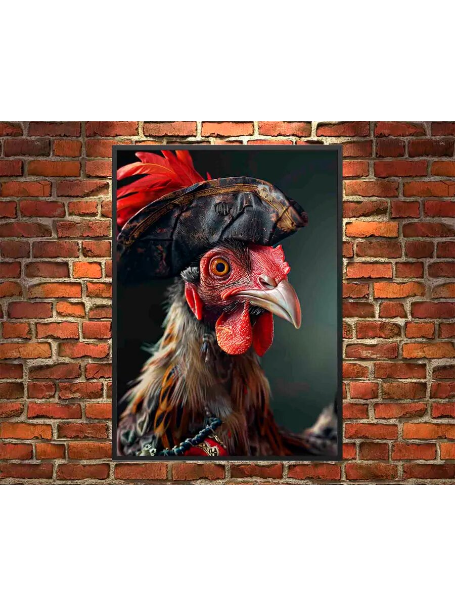 Курица-птица-пират 2, Плакат 30x42см
