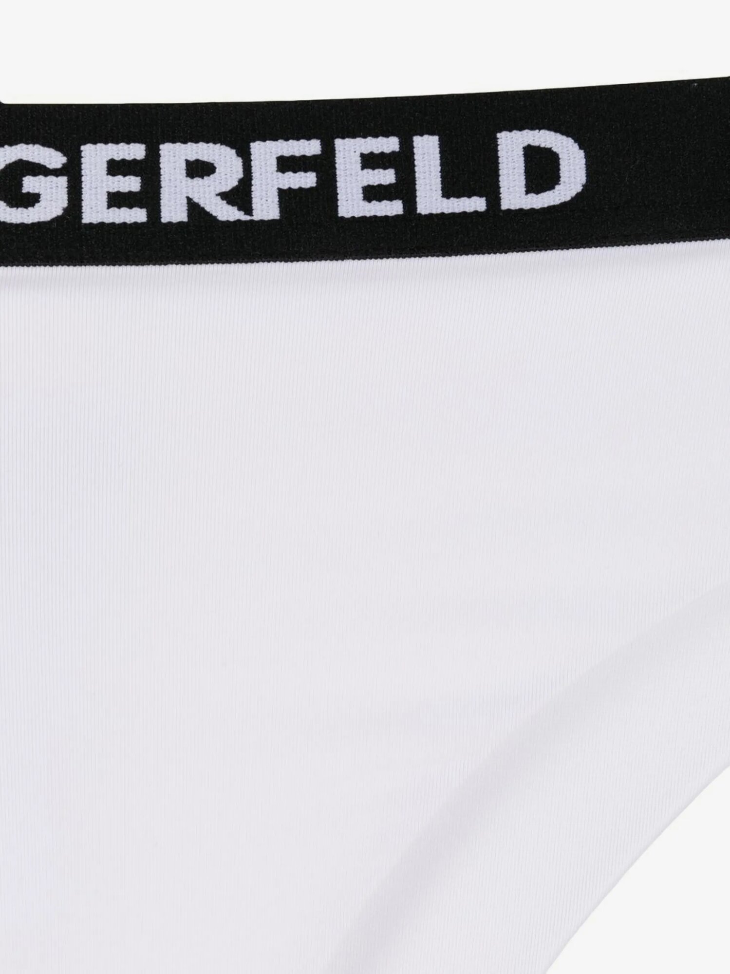 Купальник Karl Lagerfeld, размер 36, бежевый/белый — фото 1