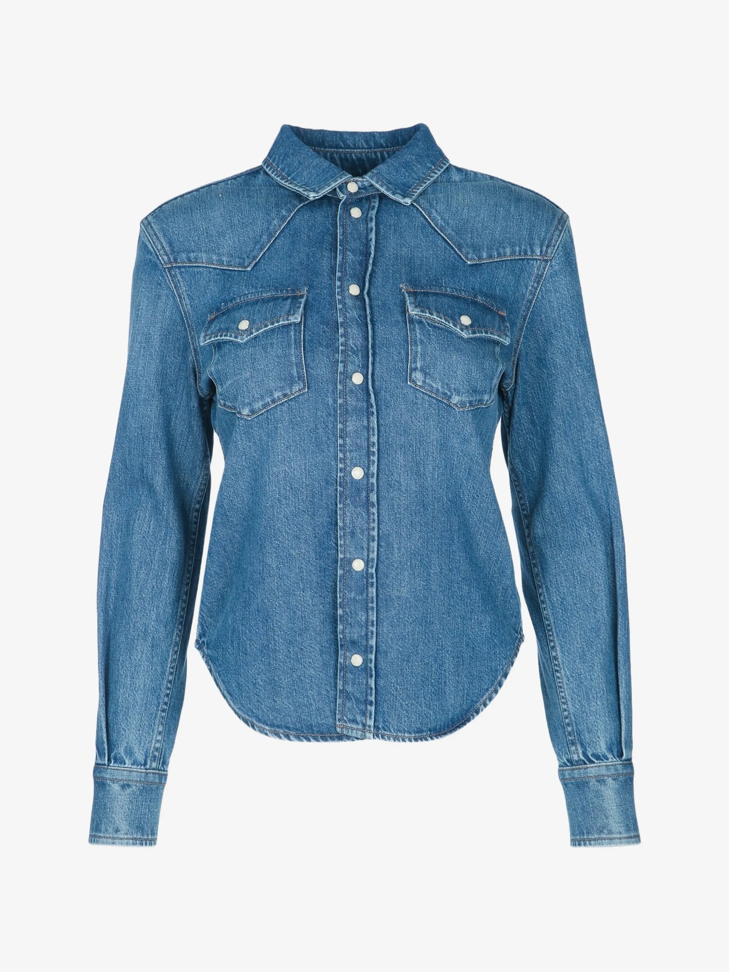 Рубашка Jacob Cohen Western-style denim shirt