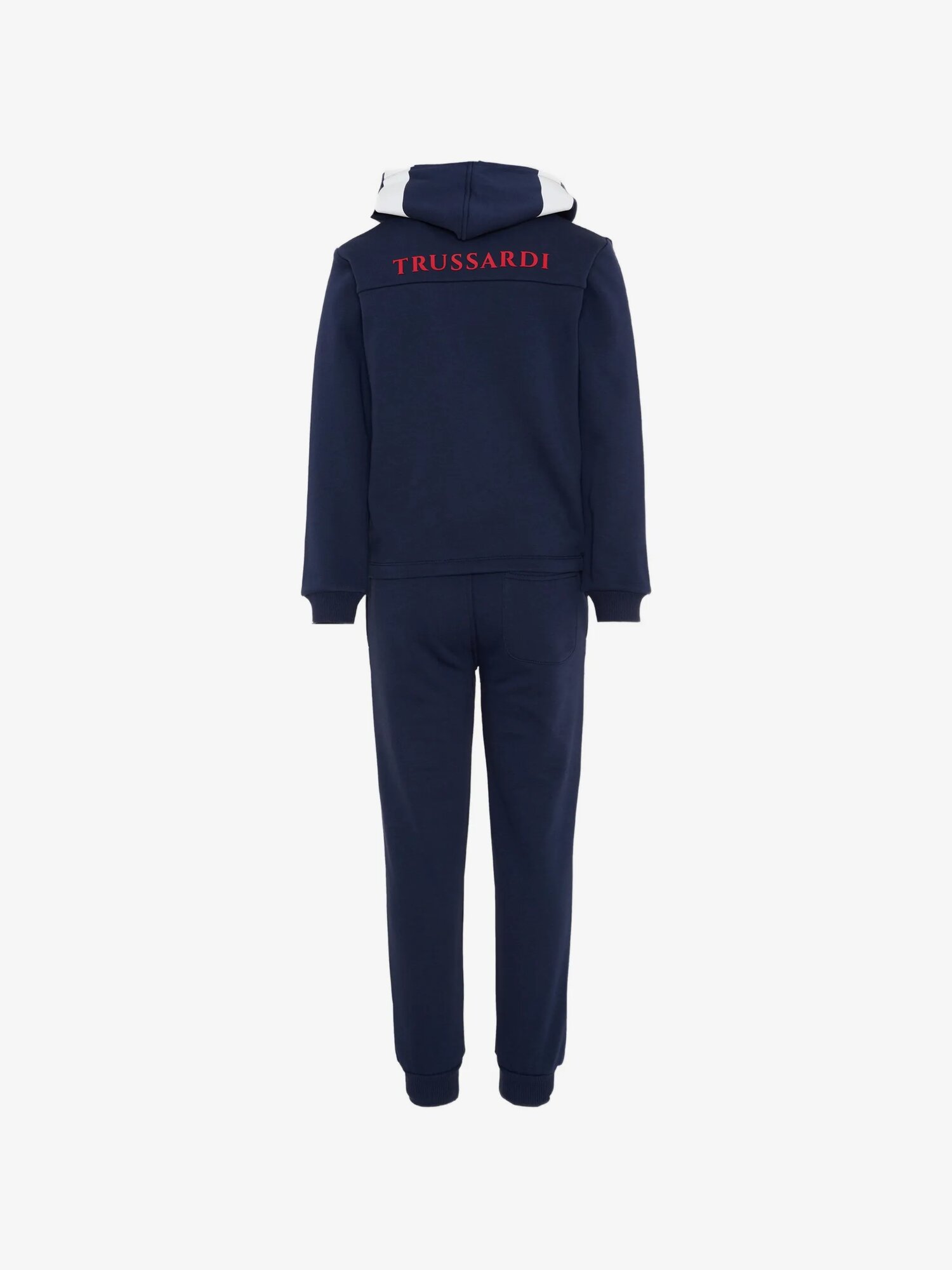 Комбинезон TRUSSARDI Junior Hooded zip tracksuit, размер 6 лет, Синий принт — фото 1