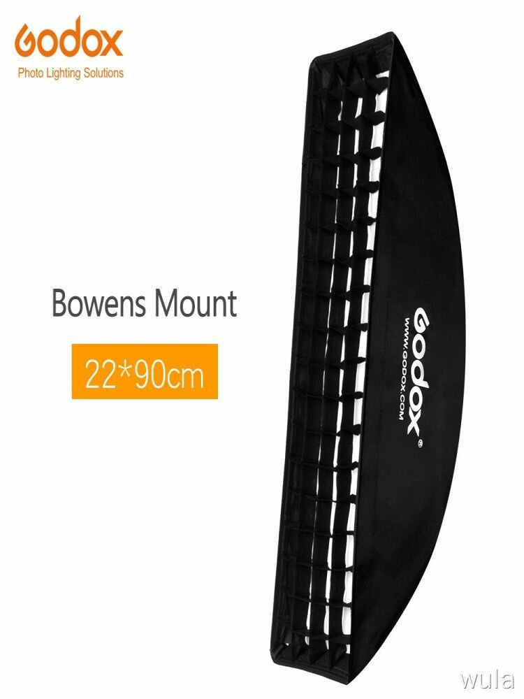 Godox 22x90 см Прямоугольная полоса Сотовая сетка Софтбокс для Flash Bowens Mount Softbox