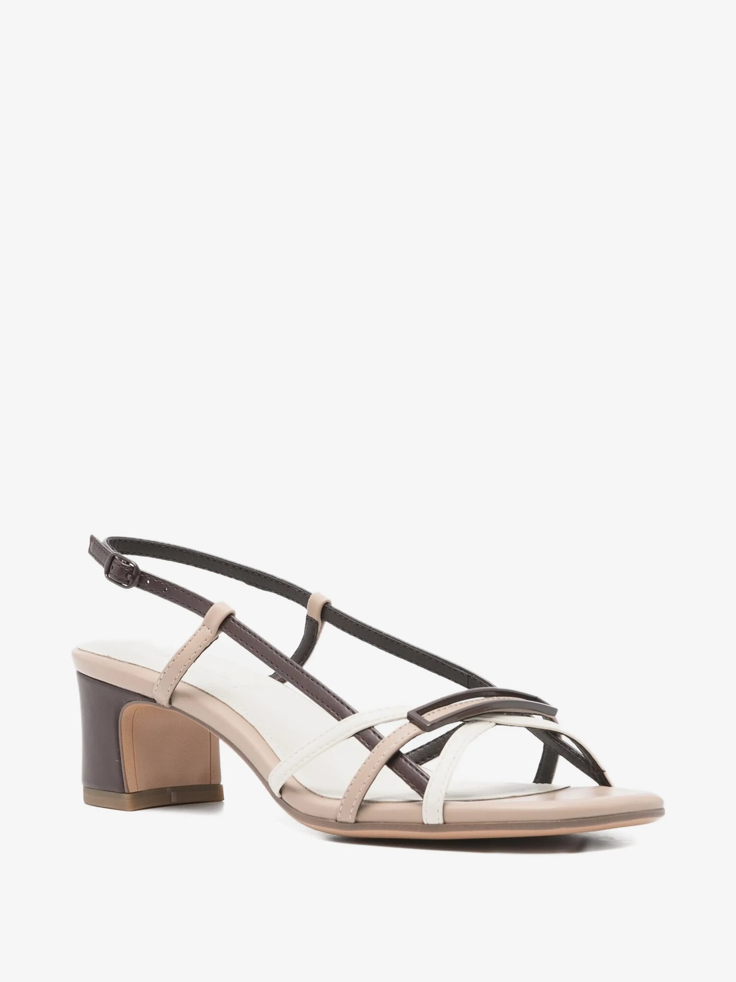 Босоножки Tamaris Strappy block-heel sandals, размер 40 EU, brown — фото 1