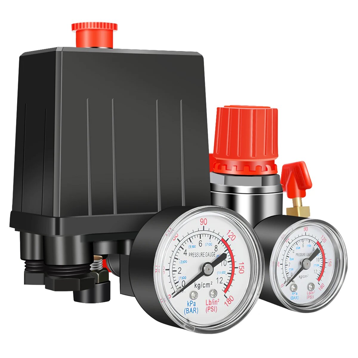 Регулятор давления для воздушного компрессора 90-120 PSI