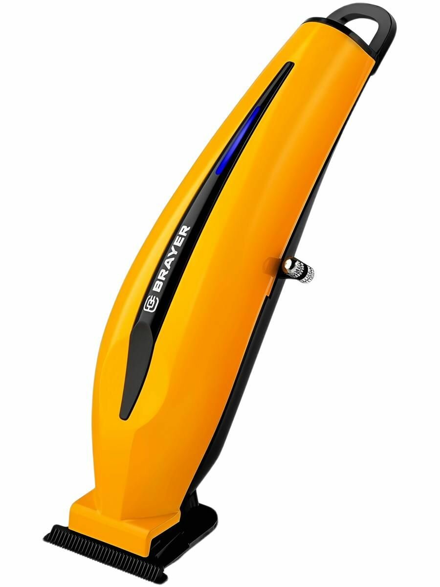 Машинка для стрижки волос профессиональная BRAYER BR3405 беспроводная, 4 насадки