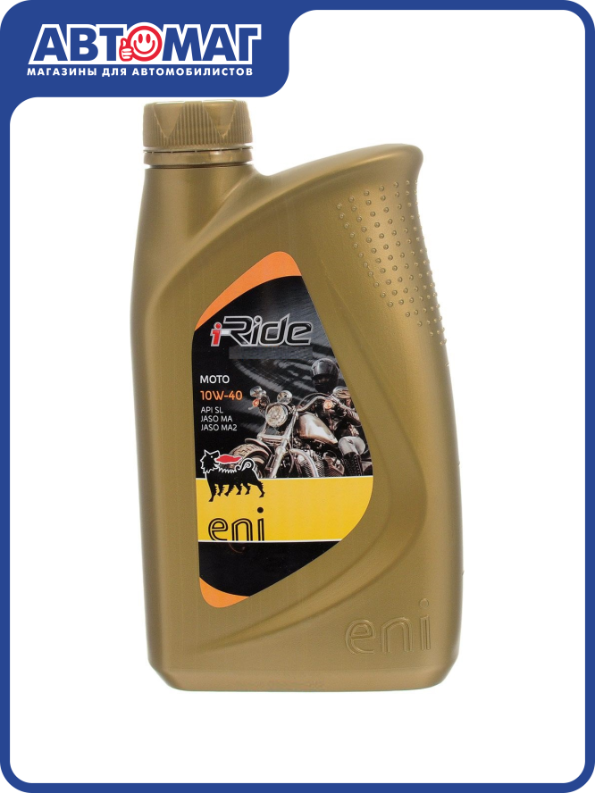 Моторное масло Agip ENI i-Ride moto 10W-40 (1л), AG-MOTO-10W40-1L