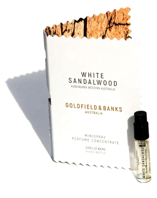 Миниатюра парфюма унисекс Goldfield and Banks White Sandalwood 2 мл / Белый Сандал