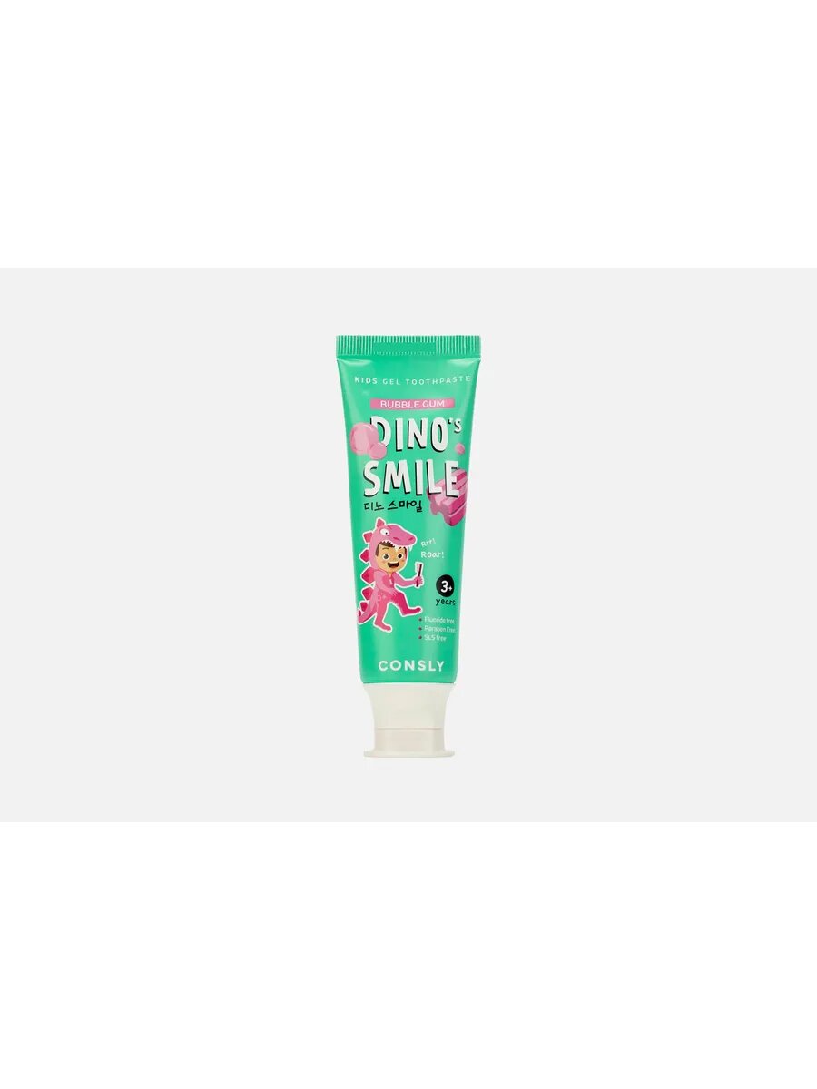 CONSLY DINO's SMILE Kids Gel Toothpaste Детская зубная паста 60 г