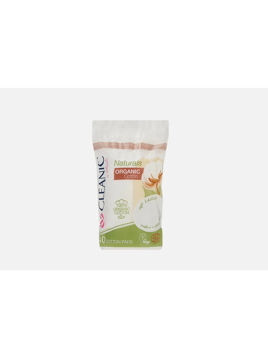 CLEANIC Naturals Organic Cotton Ватные диски