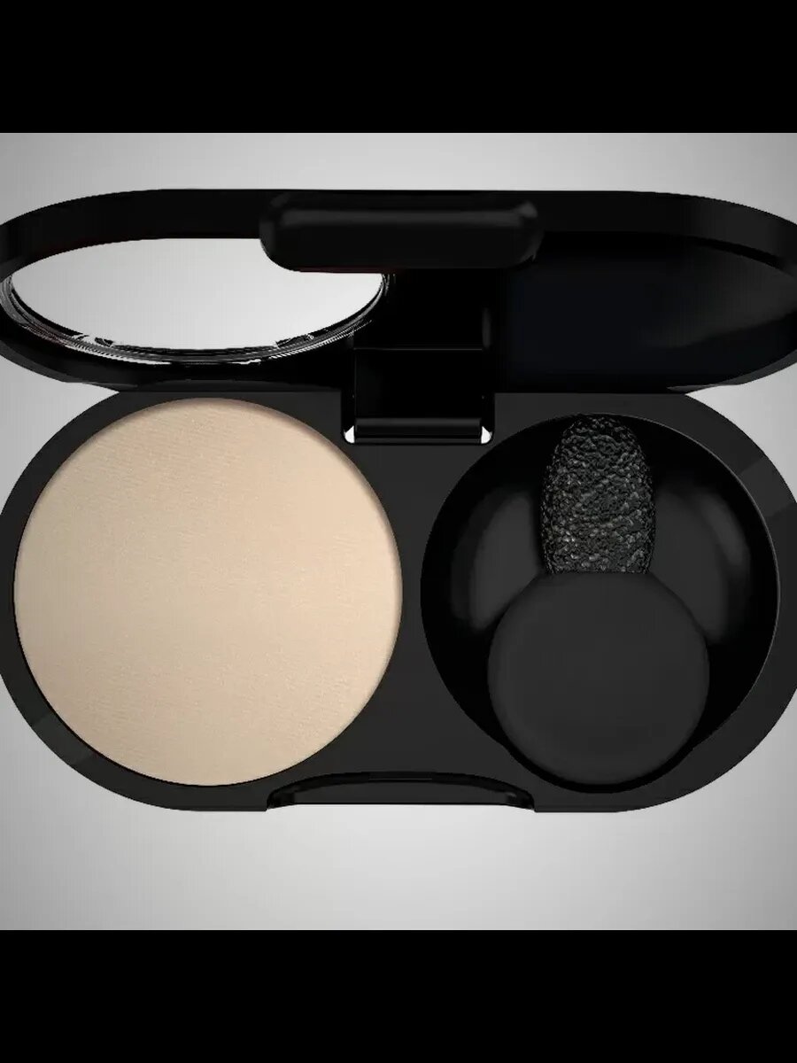 Amp! Eyeshadow Matt 400, Матовые тени тон 400 Ванильный крем