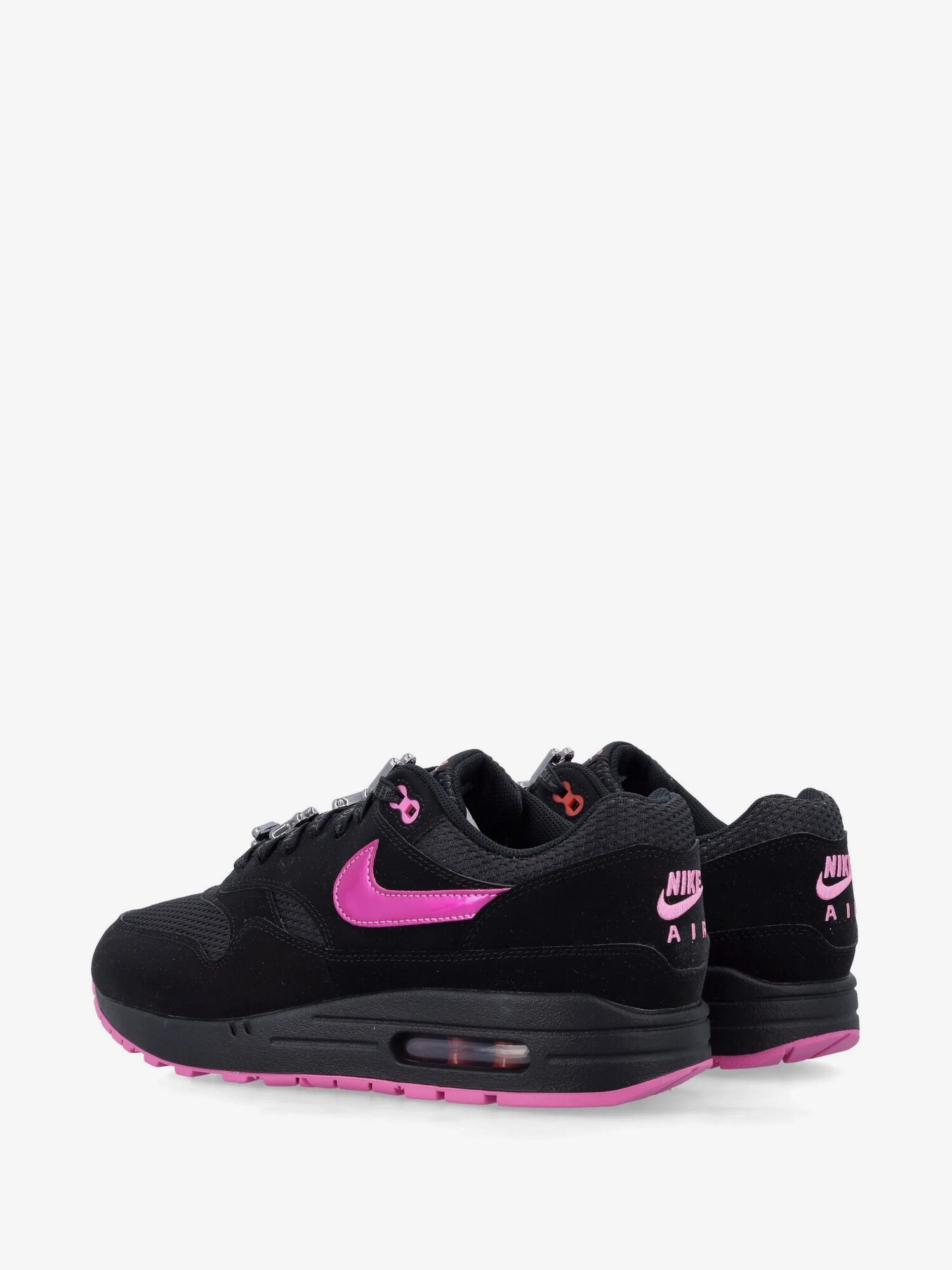 Кроссовки NIKE Air Max 1 PRM, размер 12.5 US, черный — фото 1