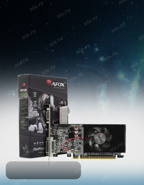 Afox AF210-512D3L3-V2 (GeForce® 210) 512 Мб, GDDR3, 64 бита, PCI Express, 1xHDMI,1xD-Sub,1xDVI-I — фото 1