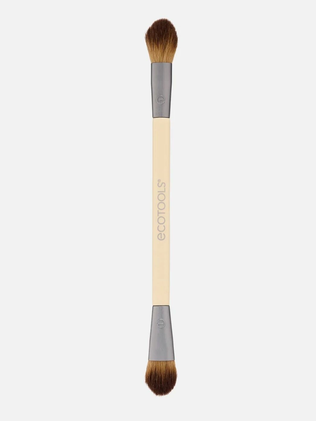 Двусторонняя кисть для сухих и кремовых теней ECOTOOLS core dual ended cream + powder eye brush