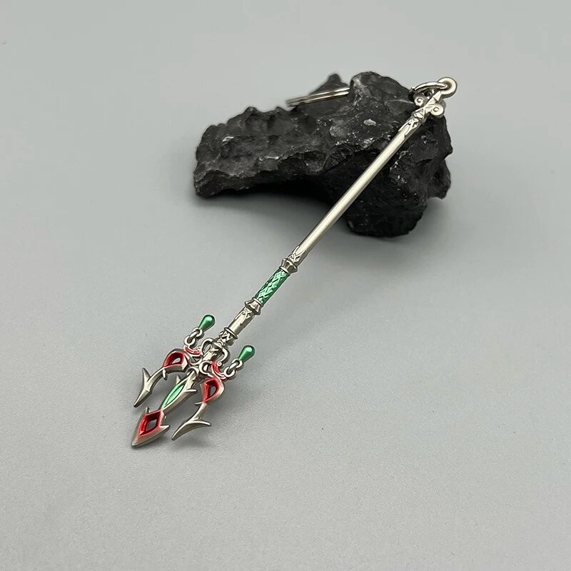 Металлическая фигурка Lightscale Trident Mipha из LoZ 9 см Изумрудный, Lightscale Trident