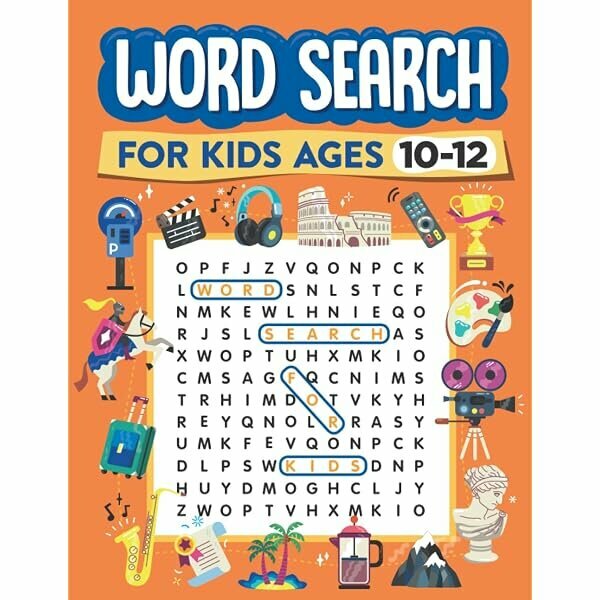 Word Search for Kids Ages 10-12: 100 Word Puzzles for Kids (Word Adventure Books)，Reprinted paperback book
