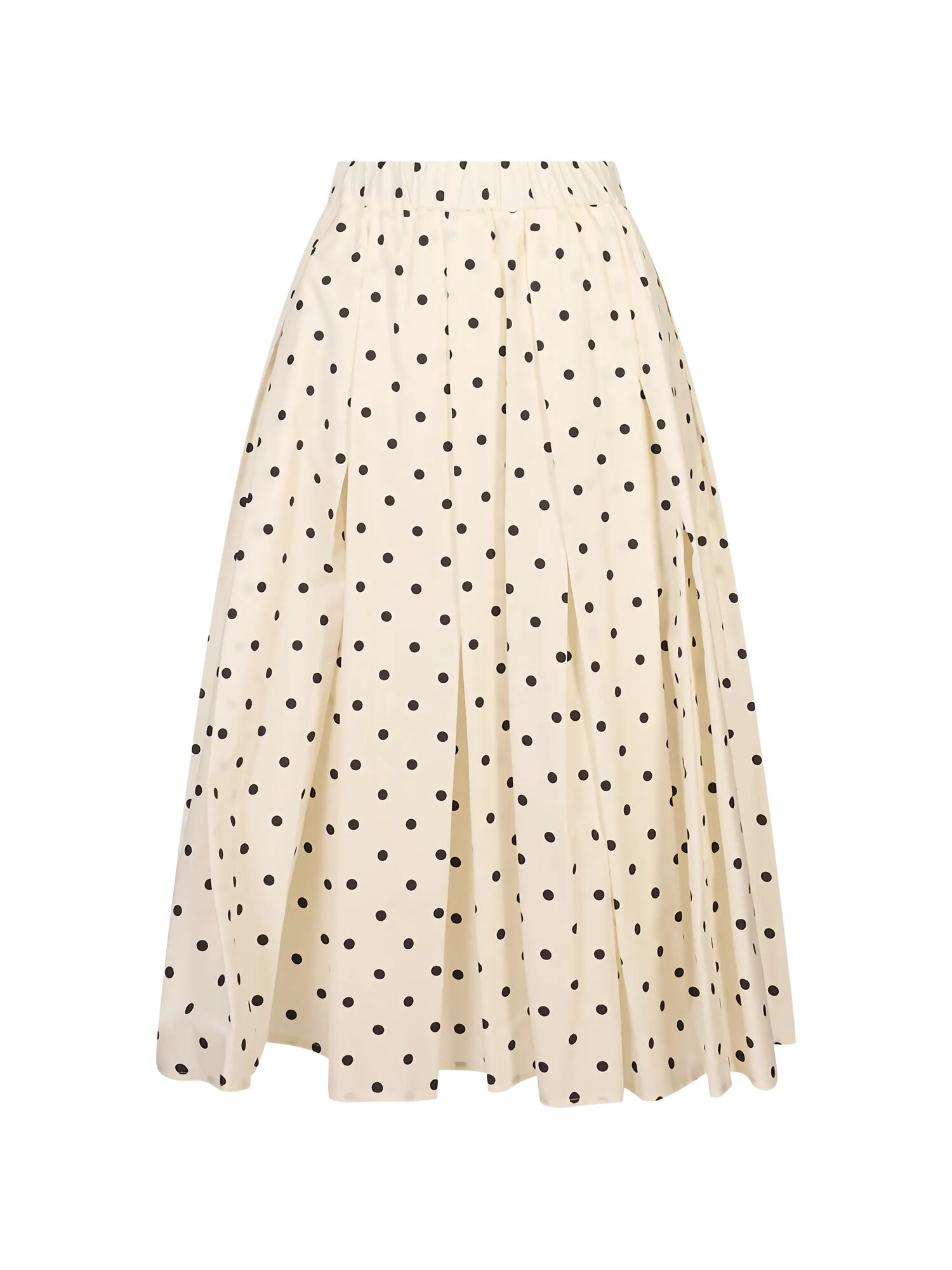 Юбка MSGM Polka-dot pleated skirt