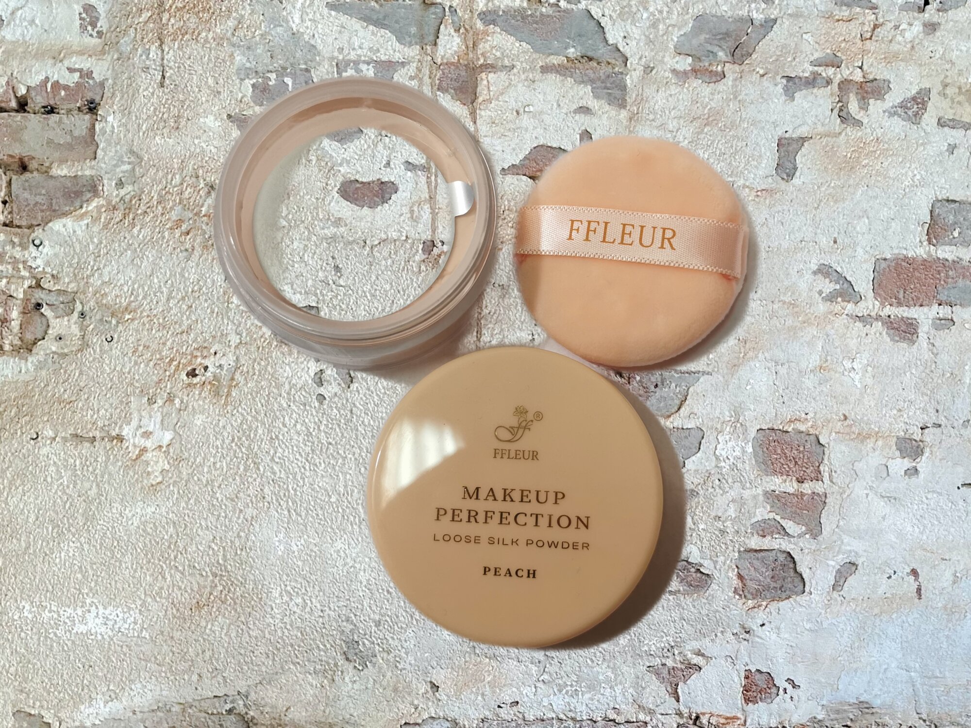 Пудра для лица FFleur MAKEUP PERFECTION PEACH рассыпчатая, матирующая