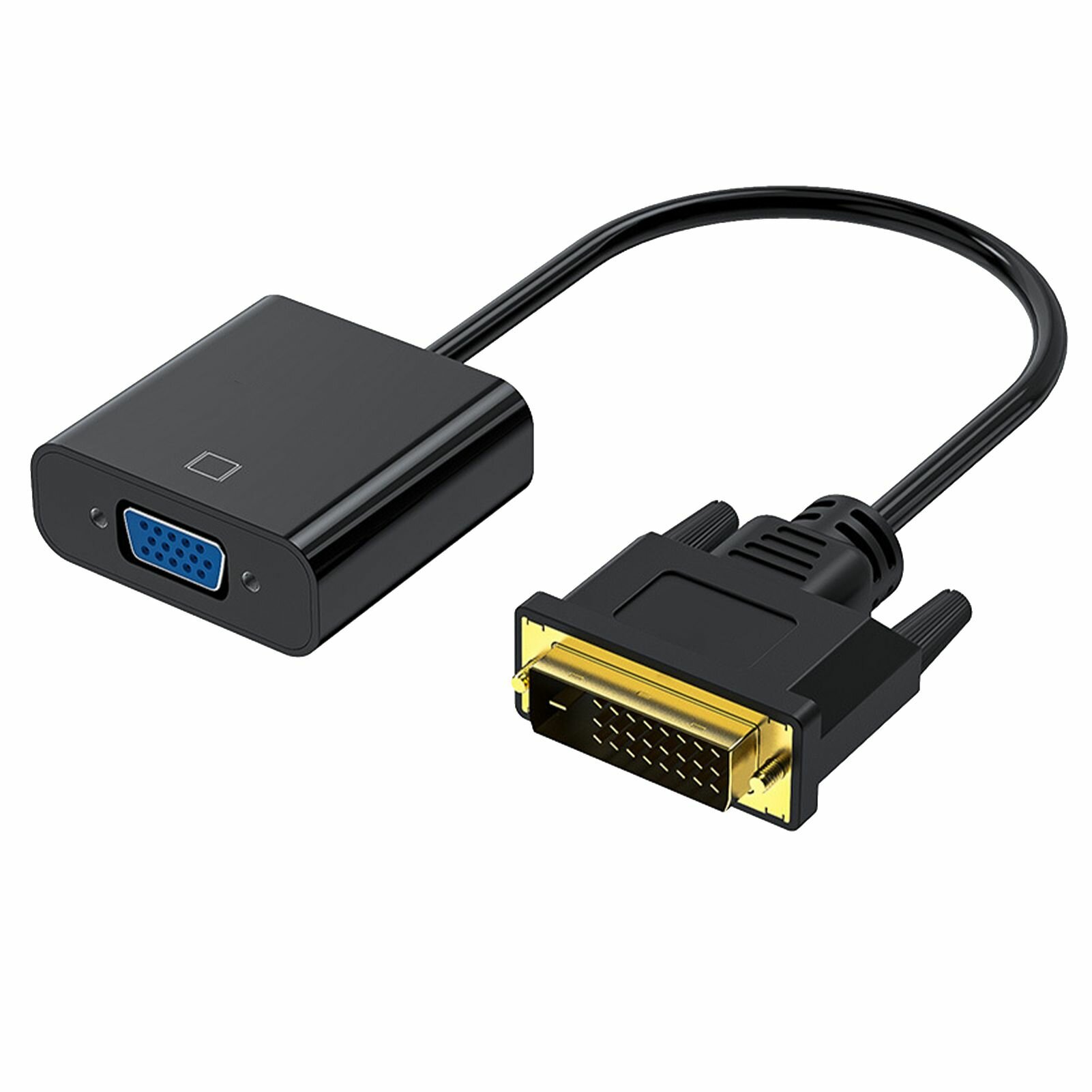 Адаптер DVI 24+1 - VGA, позолоченный, Plug and Play