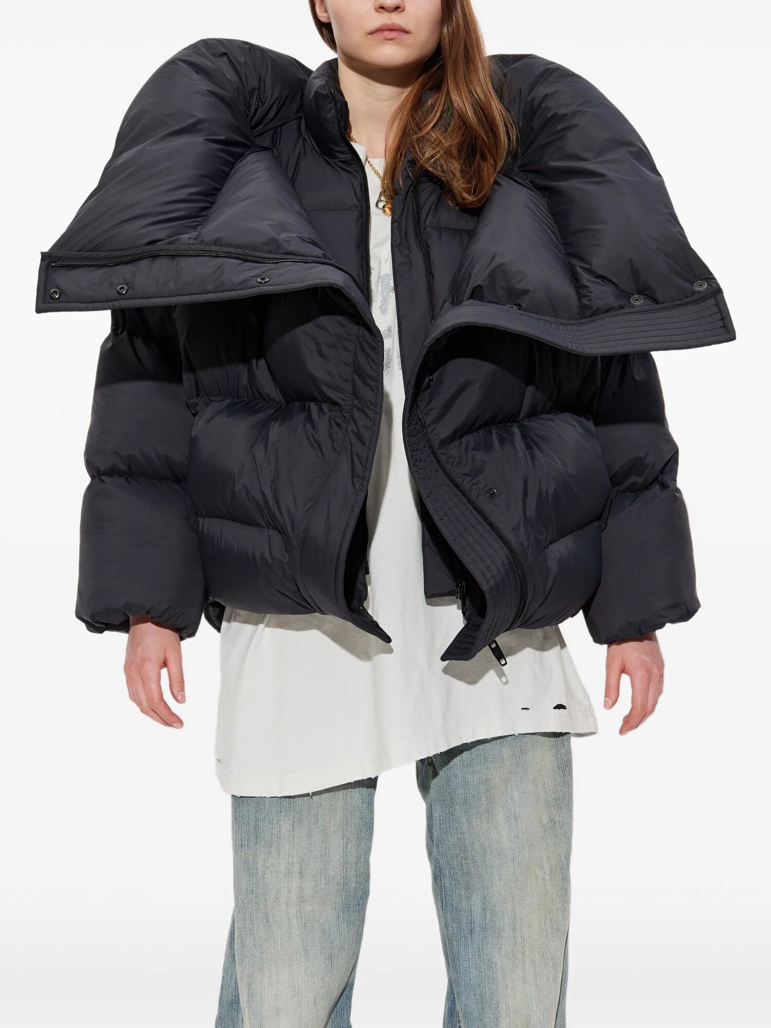 Куртка BALENCIAGA, размер 34, black — фото 1