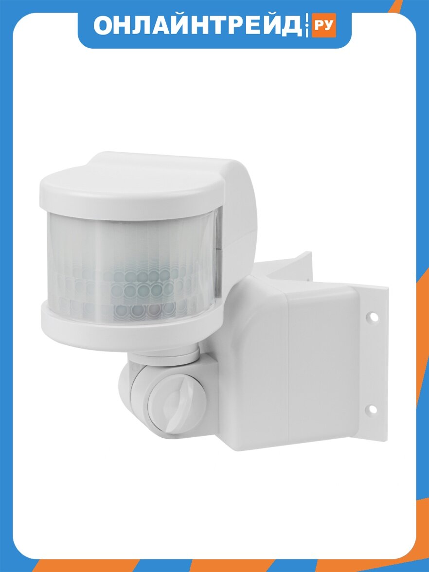 Датчик движения угловой Tdm Electric ДДУ-01 1100Вт, 5-480с, 12м, 5+Лк, 270гр, IP44, SQ0324-0010