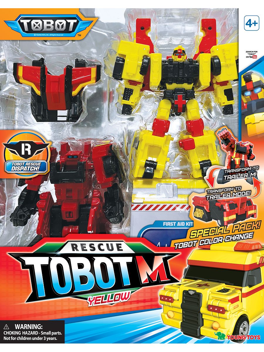 Робот-трансформер Tobot, TOБOT M, Young Toys, 301167
