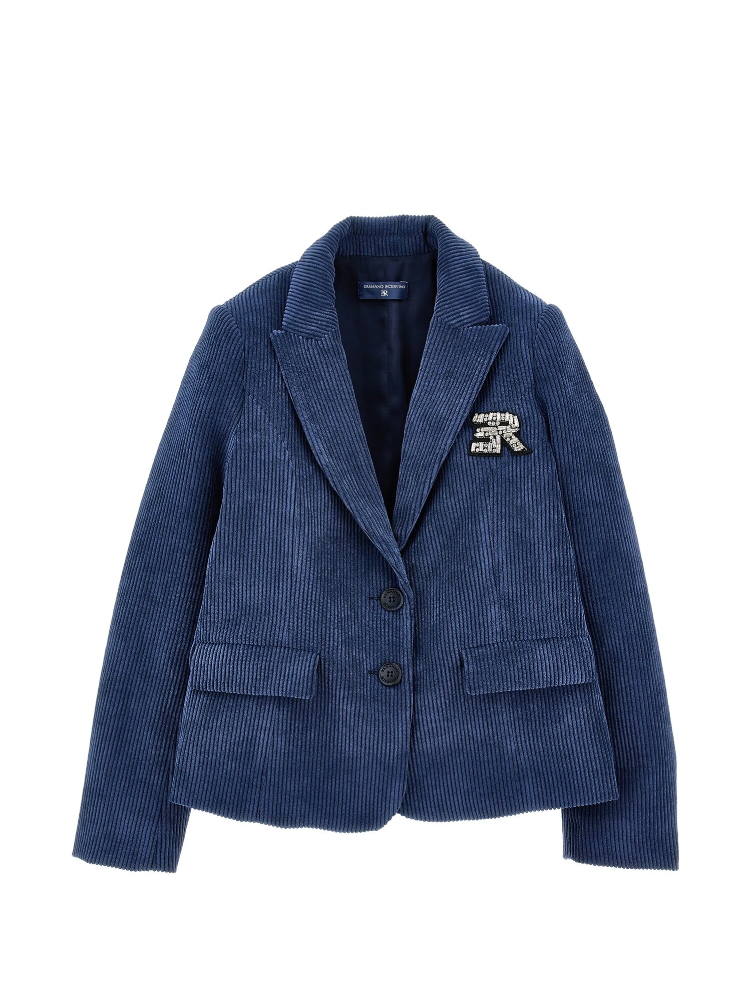 Пиджак Crystal-embellished corduroy blazer
