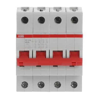 Выключатель-разъединитель ABB SD204/40 4 полюса, 40А 2CDD284101R0040